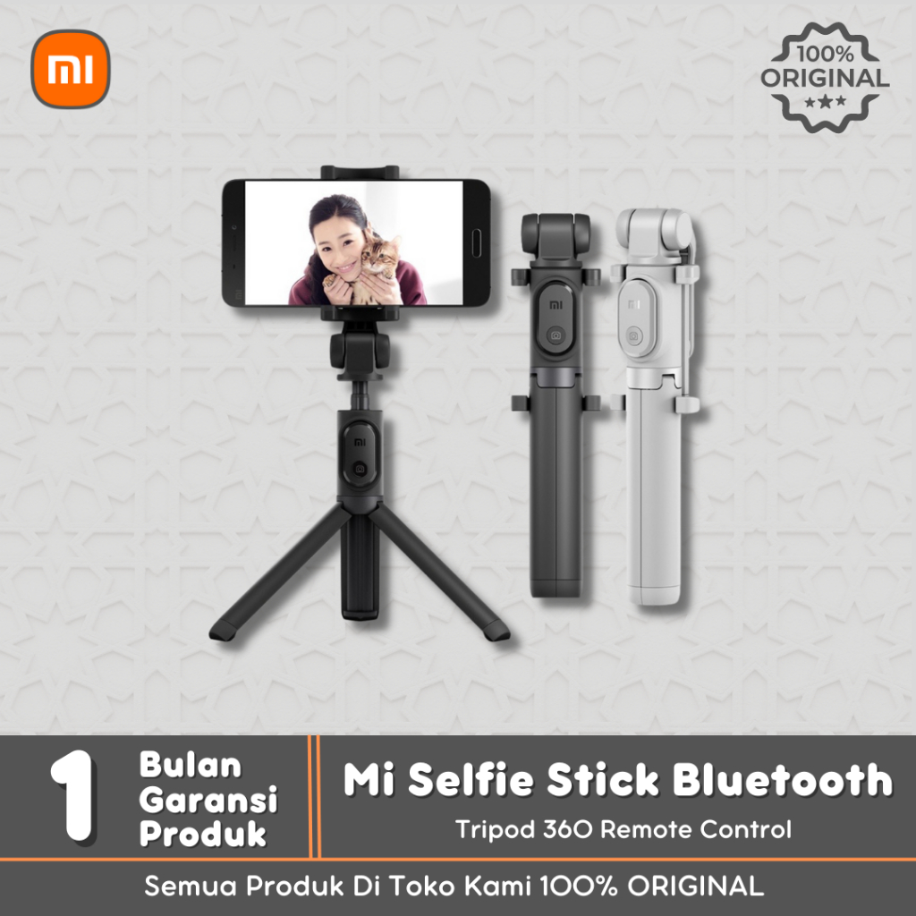 Jual Xiaomi Tongsis Mi Selfie Stick Tripod Bluetooth Remote Shutter Original 100% | Shopee Indonesia
