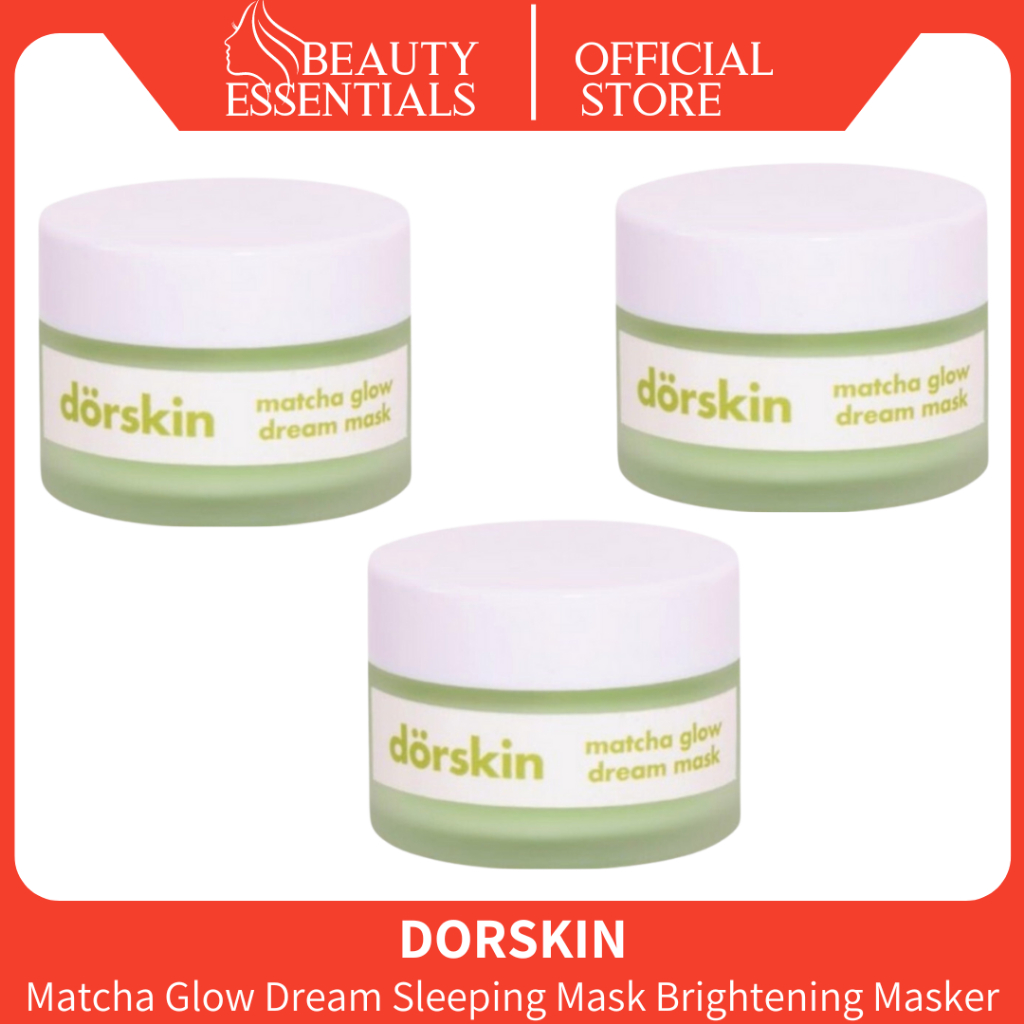 Jual Dorskin Matcha Glow Dream Sleeping Mask Brightening Masker BPOM ...