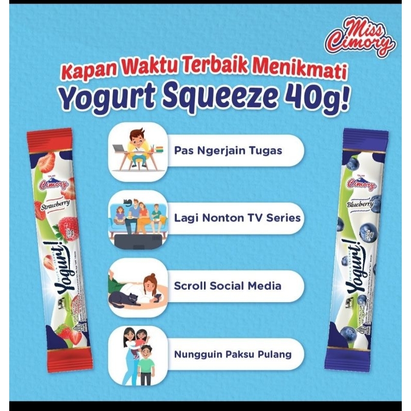 Jual yogurt Cimory stick 20pcs | Shopee Indonesia