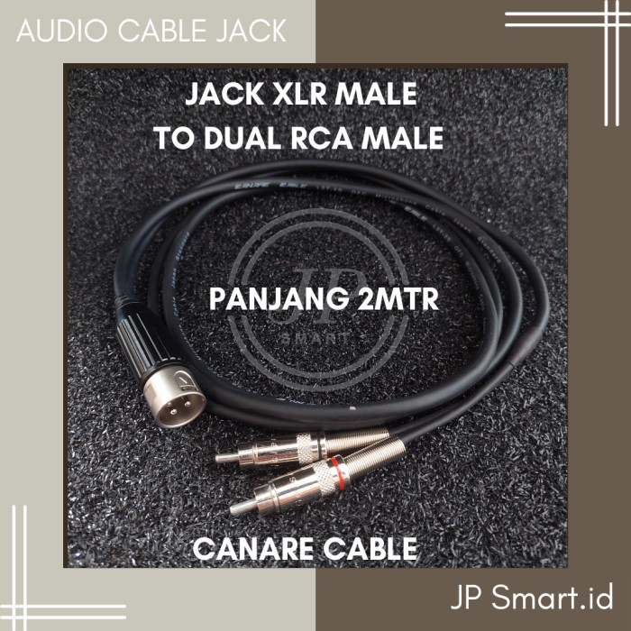 Jual Kabel jack Audio Music Instrument Cable xlr Akai Rca Dual Male Female | Shopee Indonesia