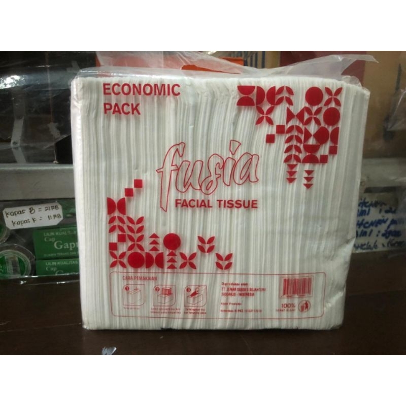 Jual Tissue tisu lembaran facial merk Fusia | Shopee Indonesia