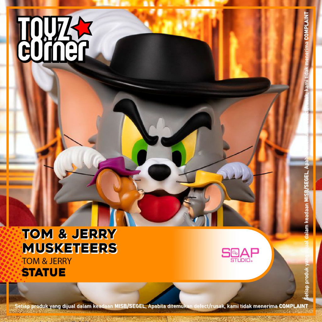 Jual Toyz Corner - Soap Studio Bust Tom & Jerry Musketeers | Shopee ...