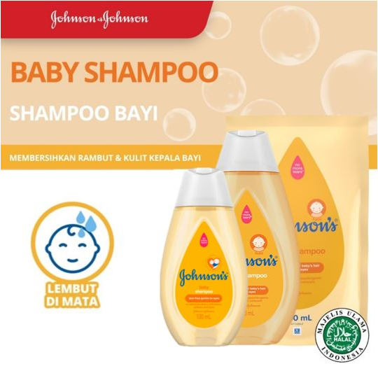 Jual JOHNSON'S Gold Baby Shampoo | Shampo Bayi (tersedia varian ukuran ...