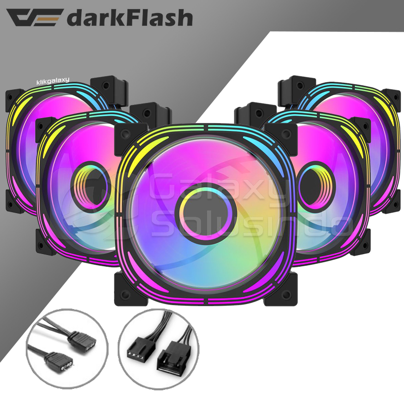 Jual AIGO DARKFLASH Infinity 24 ARGB 120mm 5in1 Case Fan | Shopee Indonesia