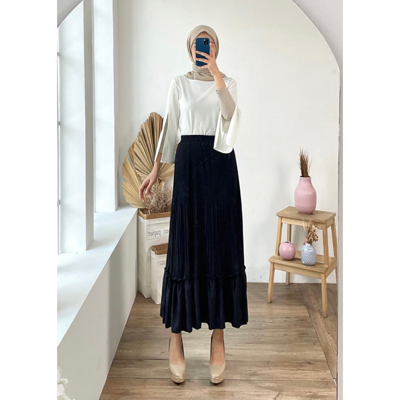 Jual ROK SUSUN CLARA ROK CANDA ROK TUTU TINGKAT ROK POLOS CANTIK KERJA ...