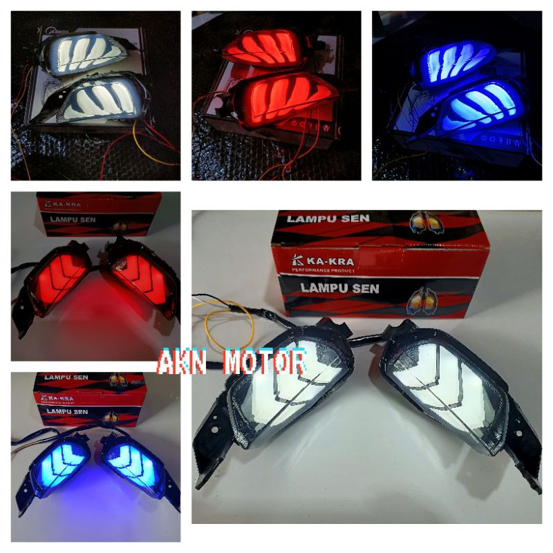 Jual LAMPU SEN SEIN DEPAN LED N MAX NEW ALL NEW NMAX SEIN AEROX NEW ...
