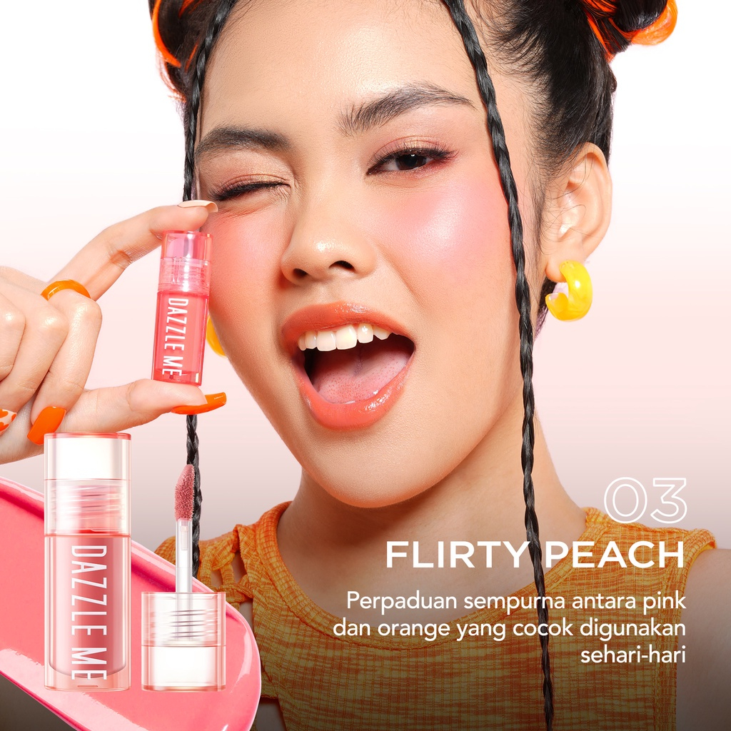 Jual Dazzle Me Heart Melt Creamy Liquid Blush / Blush On | Shopee Indonesia