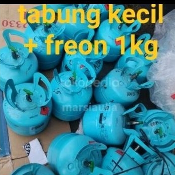 Jual tabung fre on kecil (bekas dsp) diisi preon r22 1kg | Shopee Indonesia