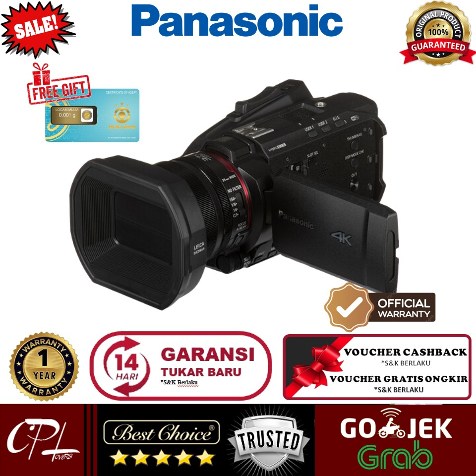 Jual Panasonic HC-X1500 UHD 4K HDMI Pro Camcorder with 24x Zoom ...