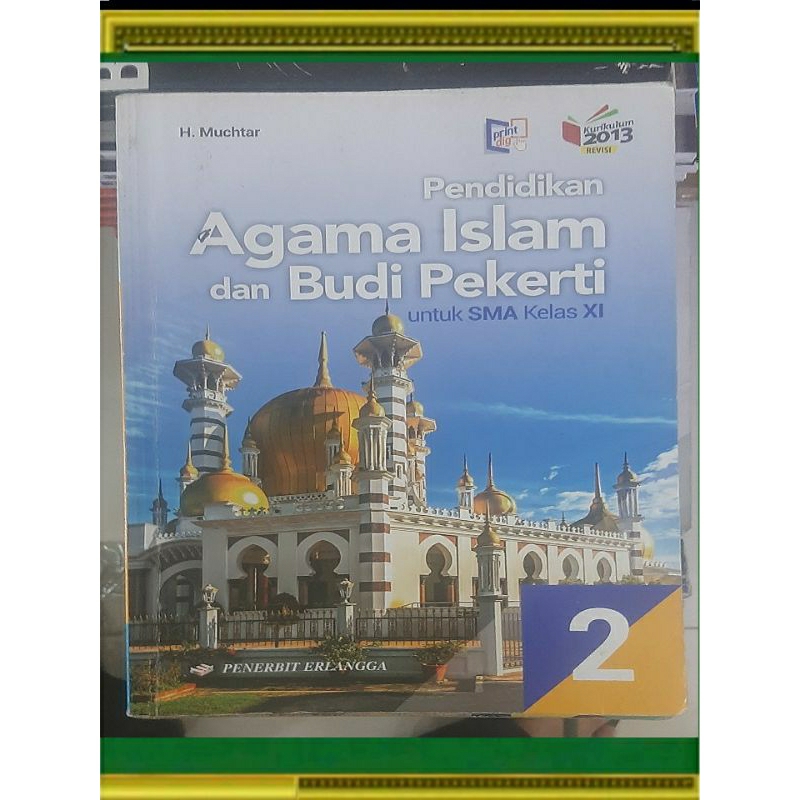 Jual BUKU PAI PENDIDIKAN AGAMA ISLAM KELAS XI 11 2 SMA ERLANGGA ...