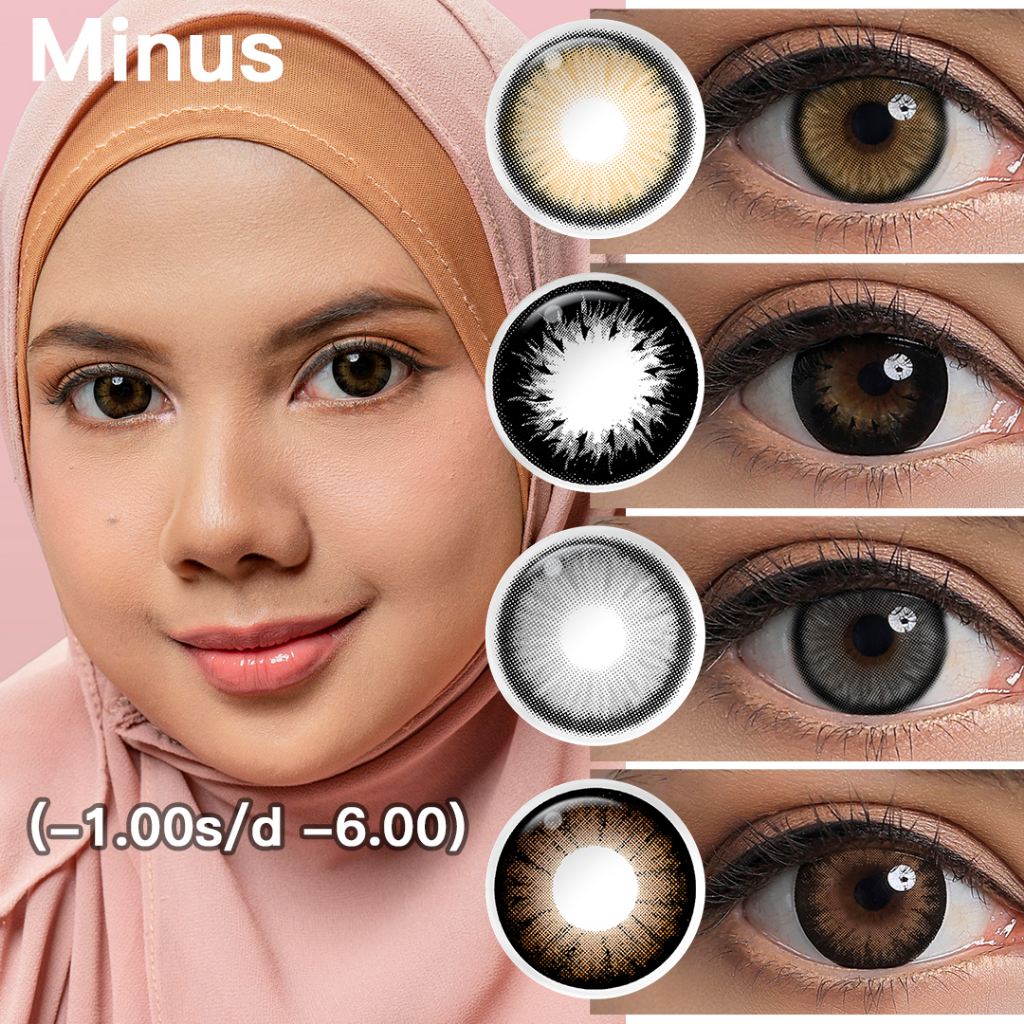 Jual (-0.00 s/d -6.00)Magister Softlens Minus Black Soflens Lensa ...