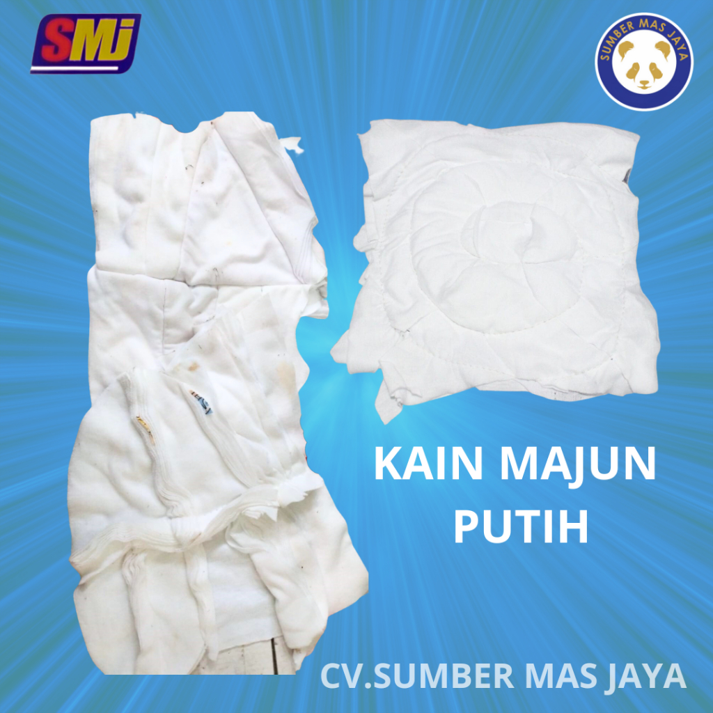 Jual KAIN LAP MAJUN PUTIH 1/2 KG & 1 KG | Shopee Indonesia