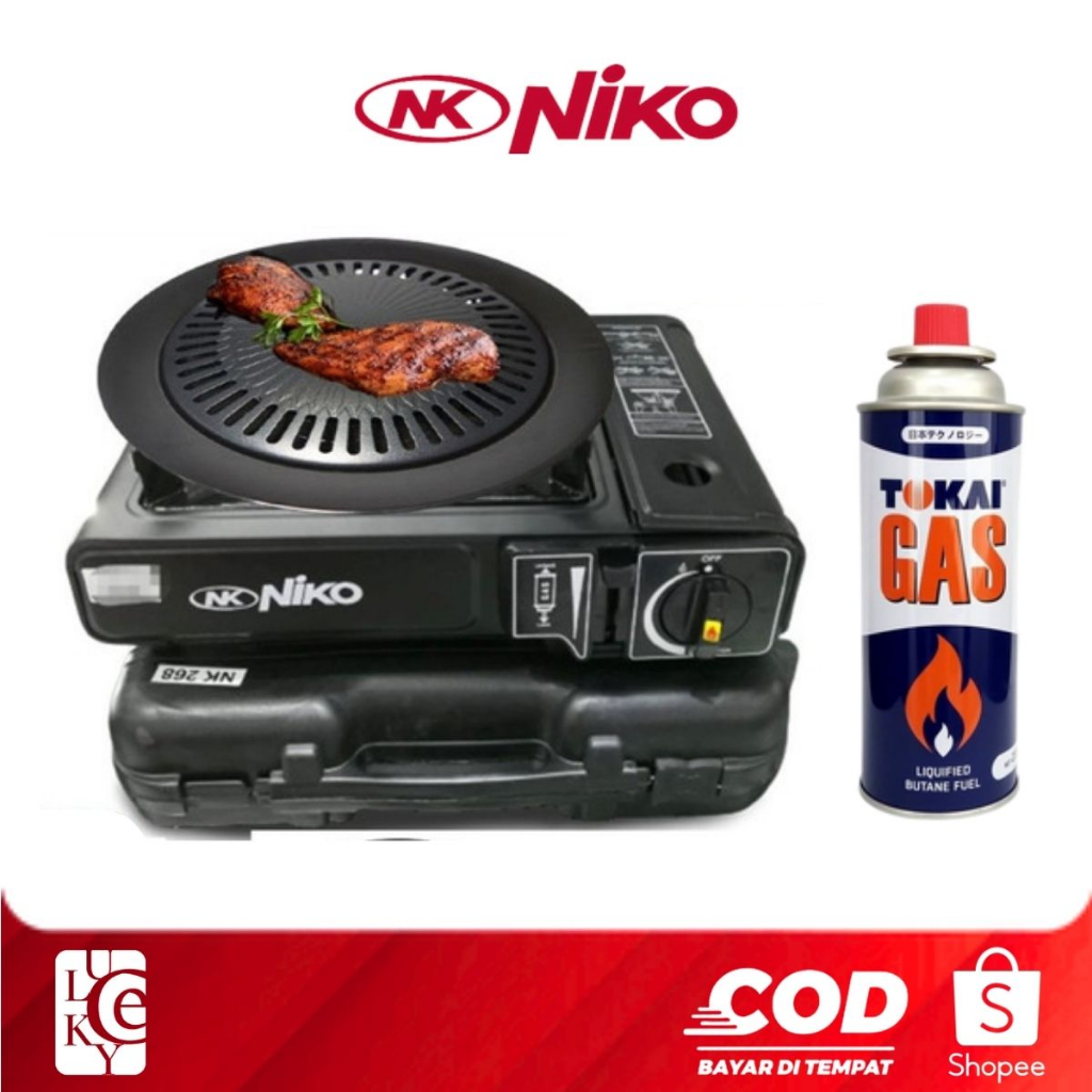 Jual Paket Barbeque/BBQ Set Kompor Portable Niko Tas + Ultra Grill BBQ ...