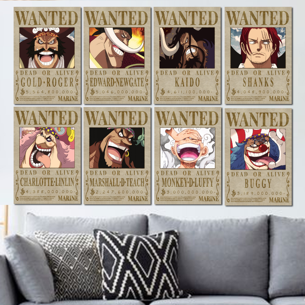 Jual Hiasan Dinding Kayu MDF One Piece Bounty Luffy Gear 5 YONKOU ...