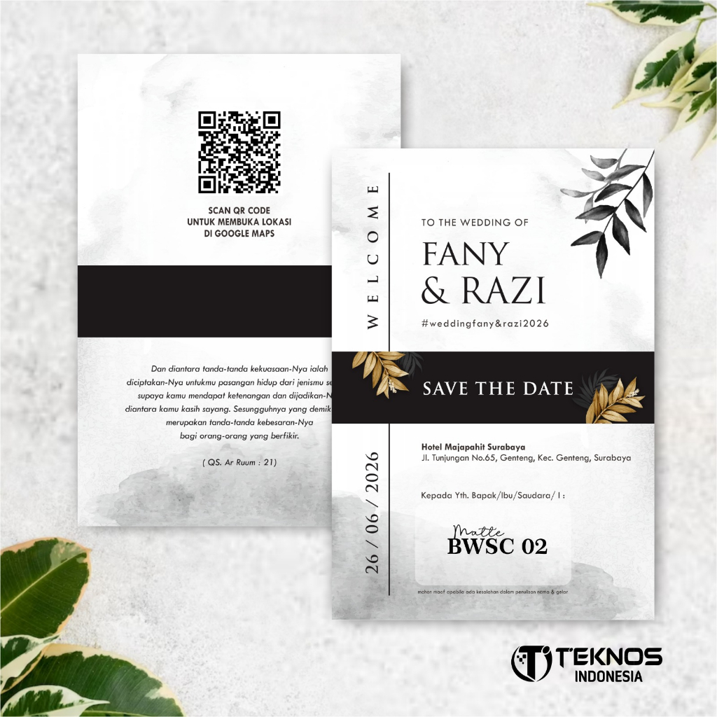 Jual SAMPLE UNDANGAN PERNIKAHAN TEKNOS - SAMPLE UNDANGAN NIKAH | Shopee ...