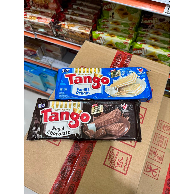 Jual TANGO WAFER 5000 110GR - VANILA | COKLAT | Shopee Indonesia