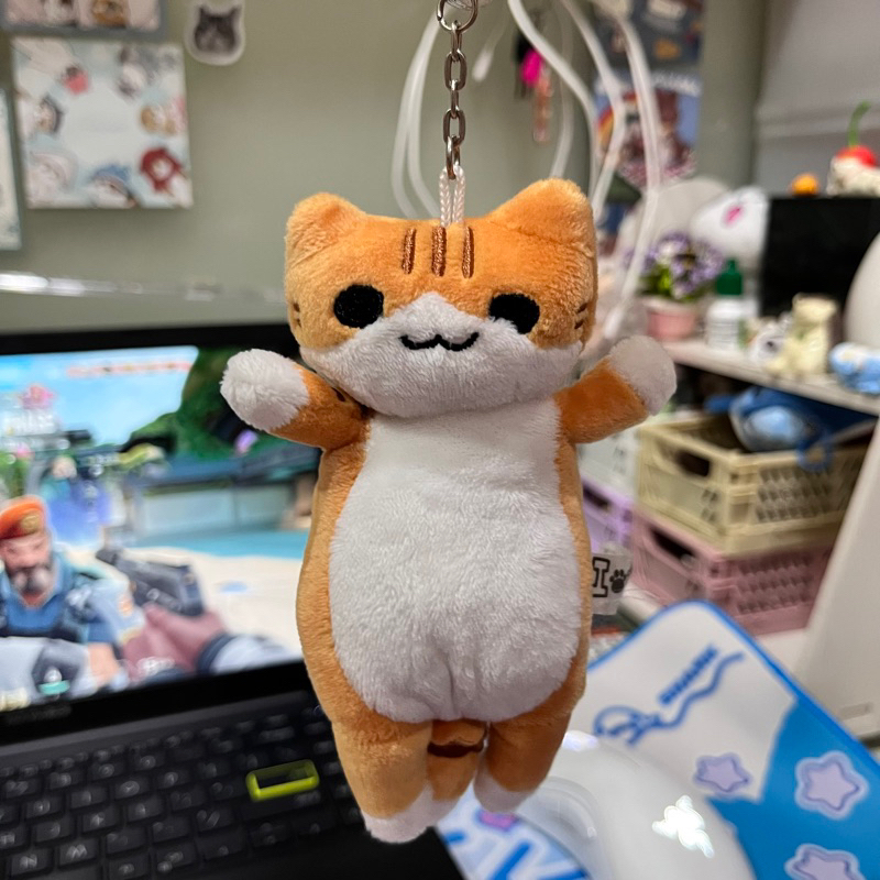 Jual gantungan kunci kucing cat plush lucu | Shopee Indonesia