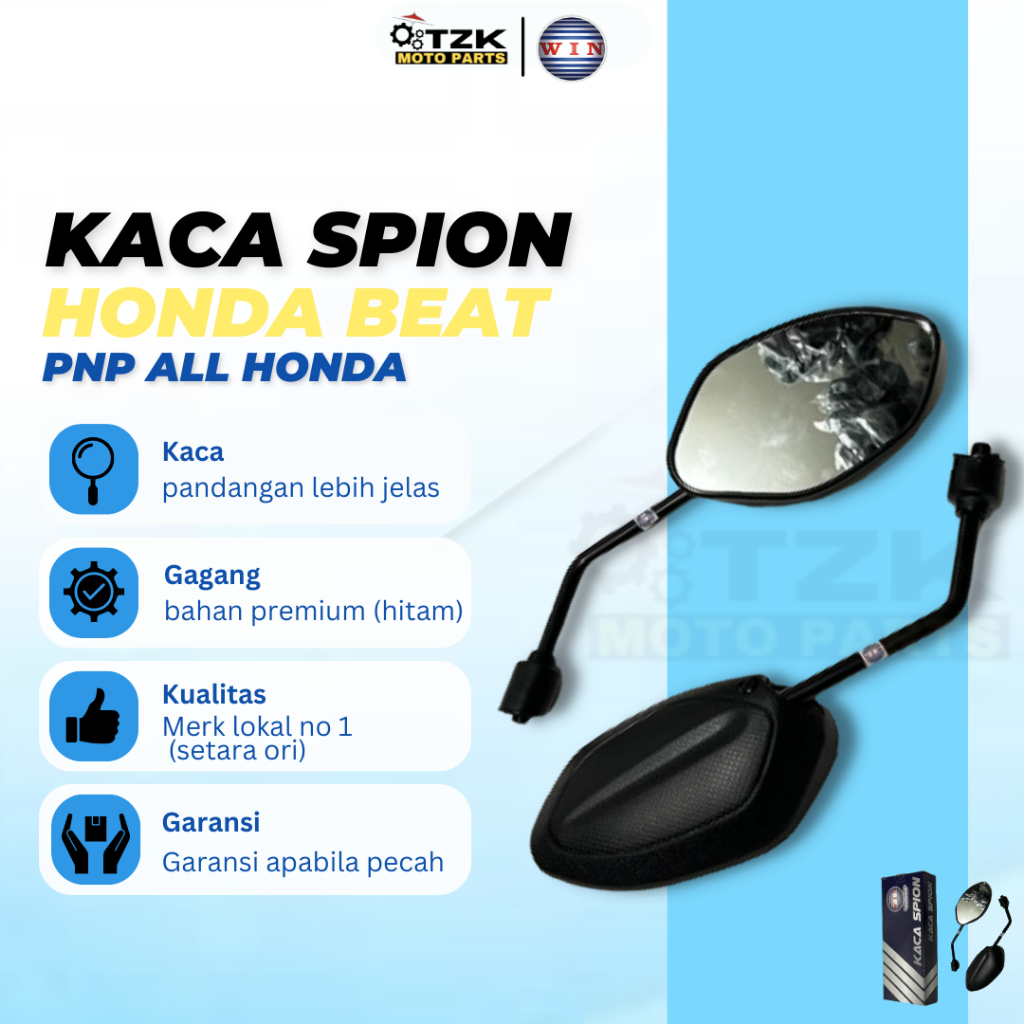 Jual Kaca Spion Standar Honda Beat Vario Fi Esp Pnp All Motor Honda ...