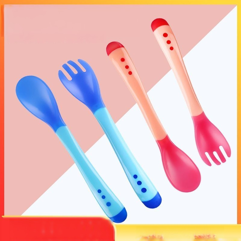 Jual SENDOK DAN GARPU MAKAN BAYI BPA FREE / SENDOK GARPU MAKAN BAYI ...