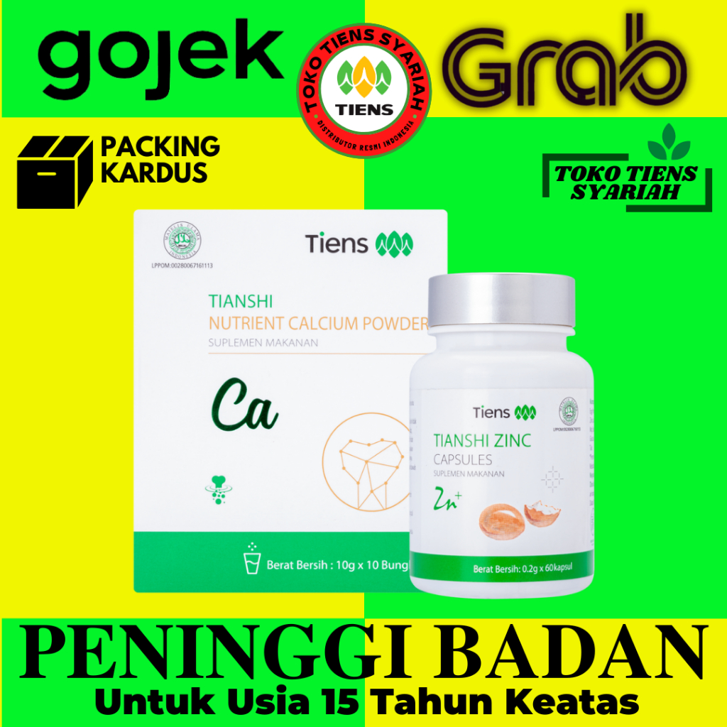 Jual Paket Susu Kalsium Peninggi Badan Tiens Original Susu NHCP dan ...