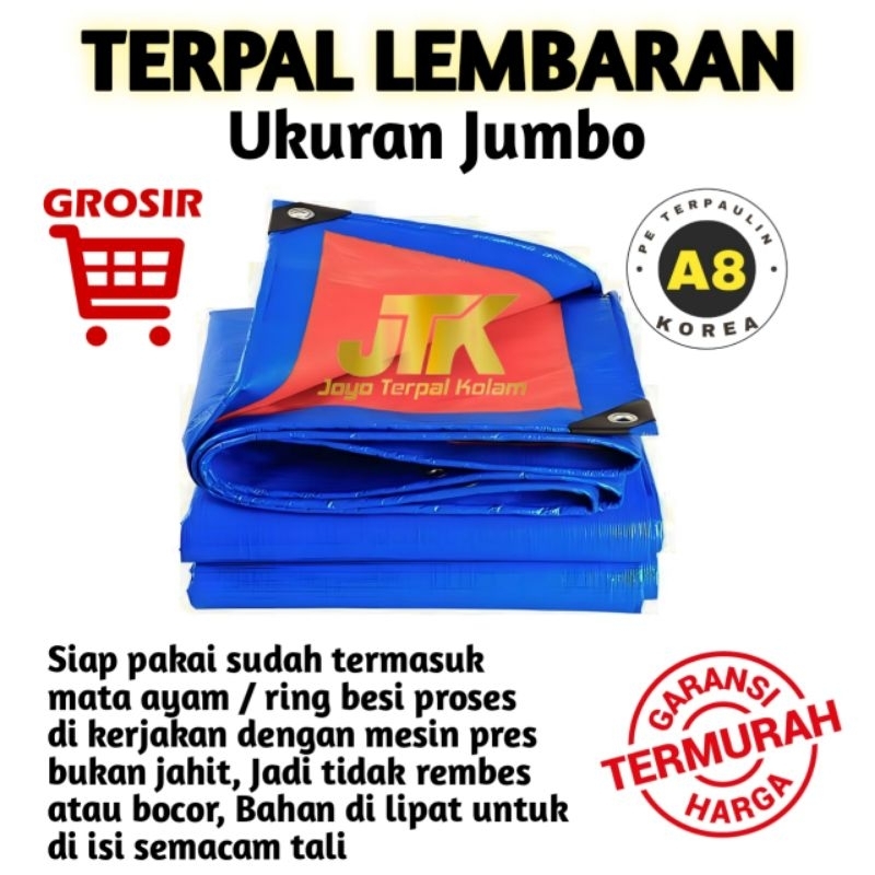 Jual TERPAL JUMBO A8 KOREA Terpal ukuran besar 6x8 6x7 5x9 7x7 4x7 6x6 ...