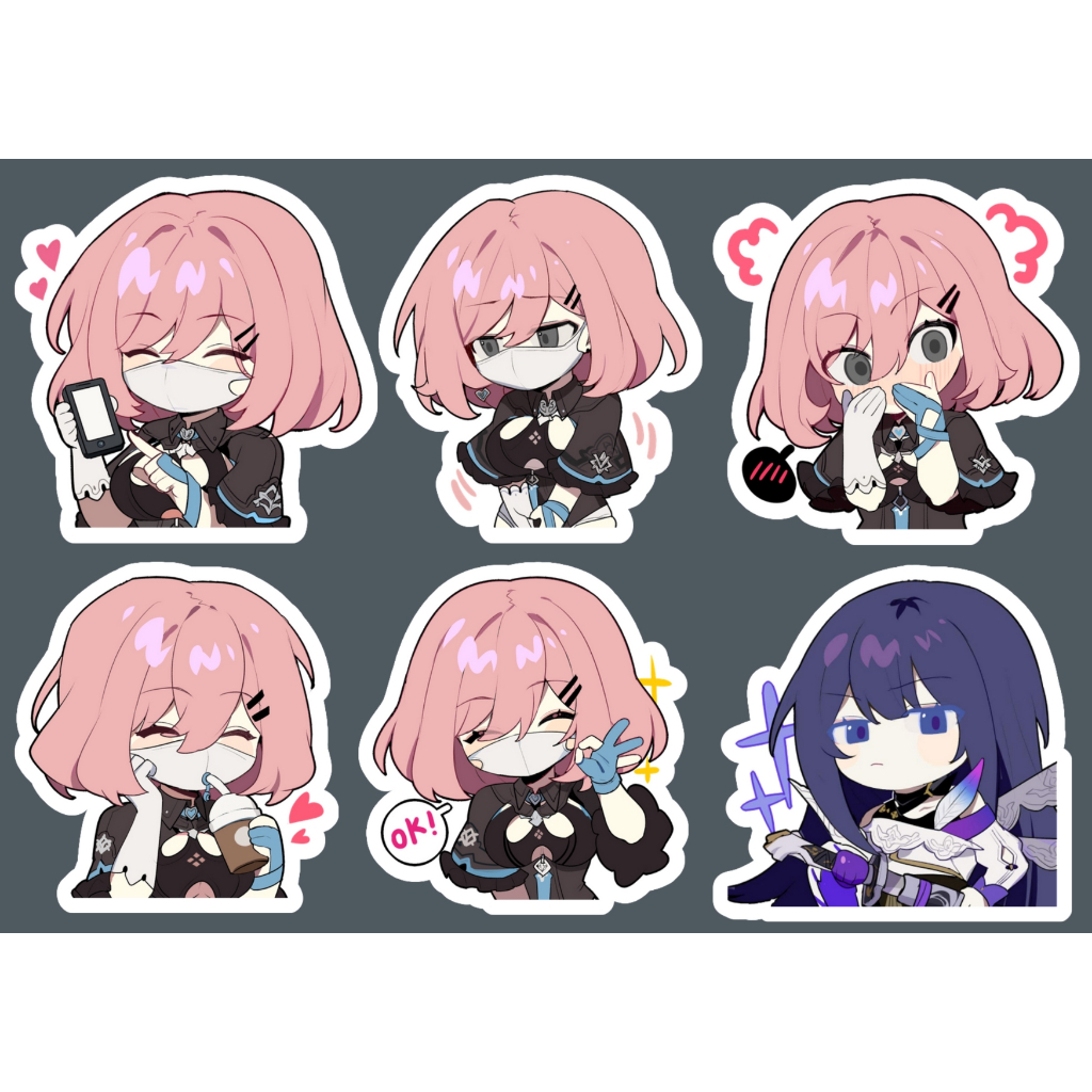 Jual Sticker Pack/Sheet Honkai Impact 3d Tinggal Kelupas | Shopee Indonesia