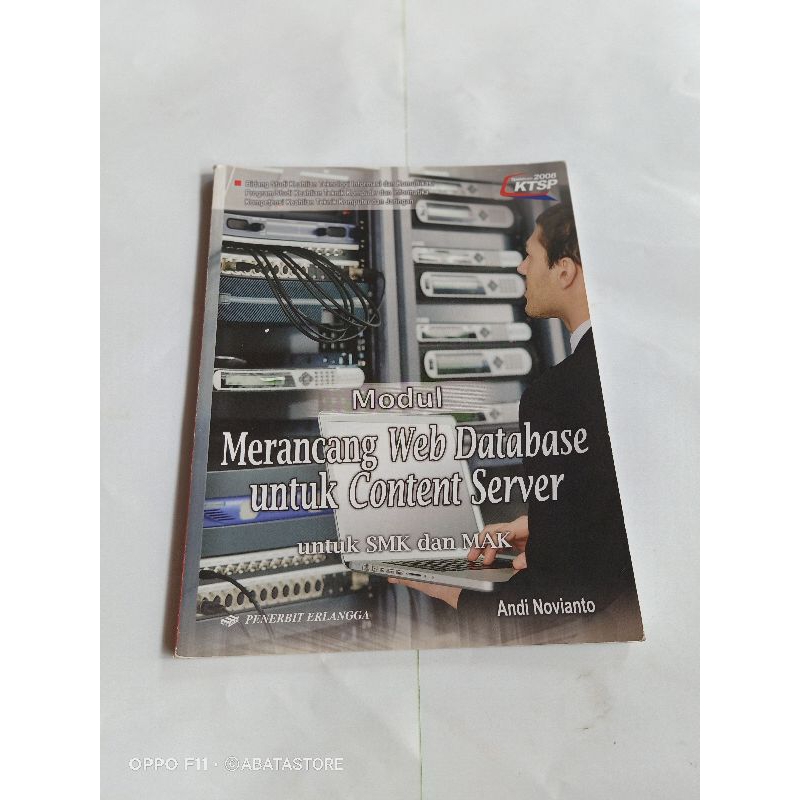 Jual BUKU MODUL MERANCANG DATABASE UNTUK CONTENT SERVER SMK MAK ANDI ...