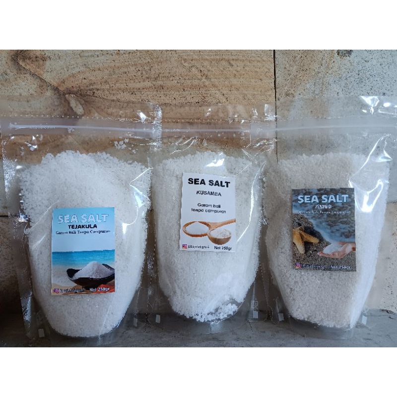Jual PAKET Garam natural bali KUSAMBA,TEJAKULA dan AMED | Shopee Indonesia