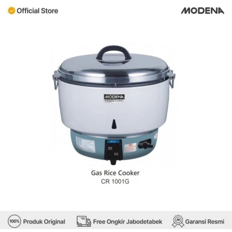 Jual MODENA CR 1001 G Gas Rice Cooker 10 Liter - CR1001G | Shopee Indonesia
