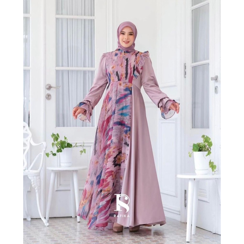 Jual ELISA DRESS PALE PINK RAYA SERIES | Shopee Indonesia