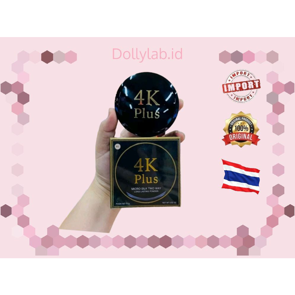 Jual 4K PLUS MICRO SILK TWO WAY LONG LASTING POWDER SPF 30PA++ Vit E - Collagen Oil Control 15GR ...