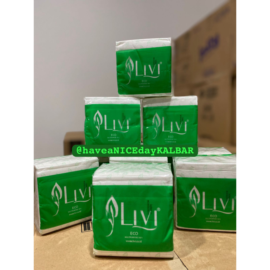 Jual Tisu Livi Eco Multipurpose 150sheets | Shopee Indonesia