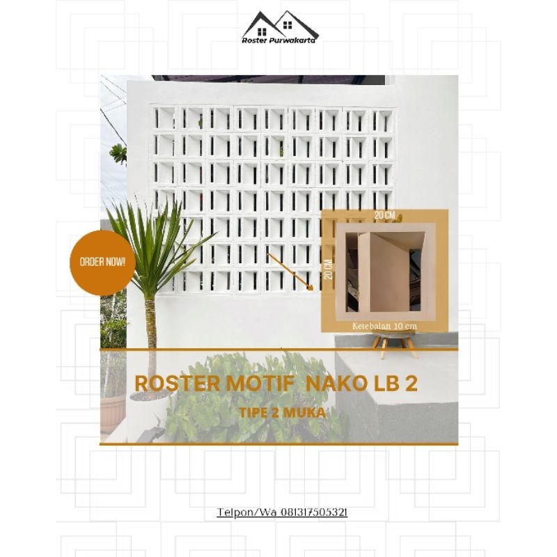Jual Roster Nako LB2/rosterbetonminimalis / roster beton | Shopee Indonesia