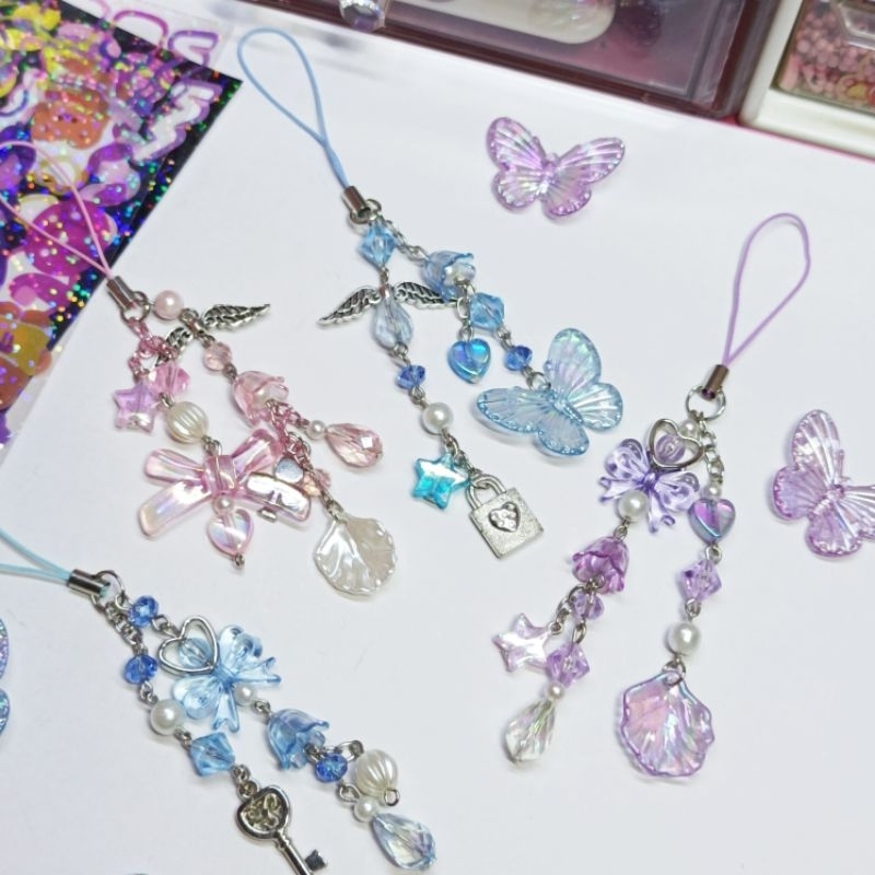 Jual Beads Keychain Phonestrap Gantungan Kunci Manik Accessories Hp ...