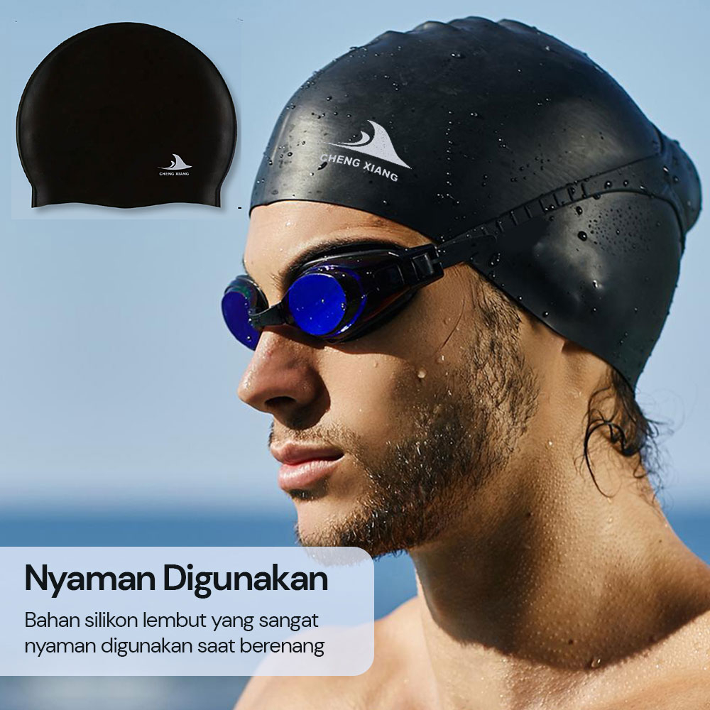 Jual Topi Renang Silicone Swim Cap Rhodey - SX01 | Shopee Indonesia