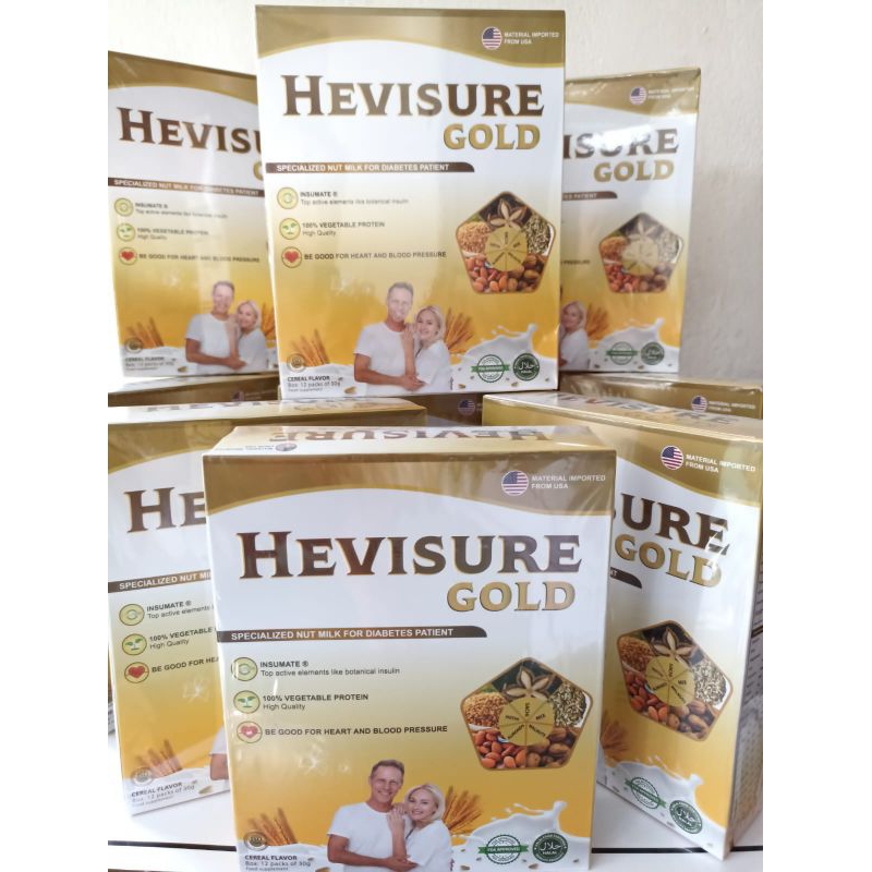 Jual Hevisure Gold Box 12 Packs of 30g | Shopee Indonesia