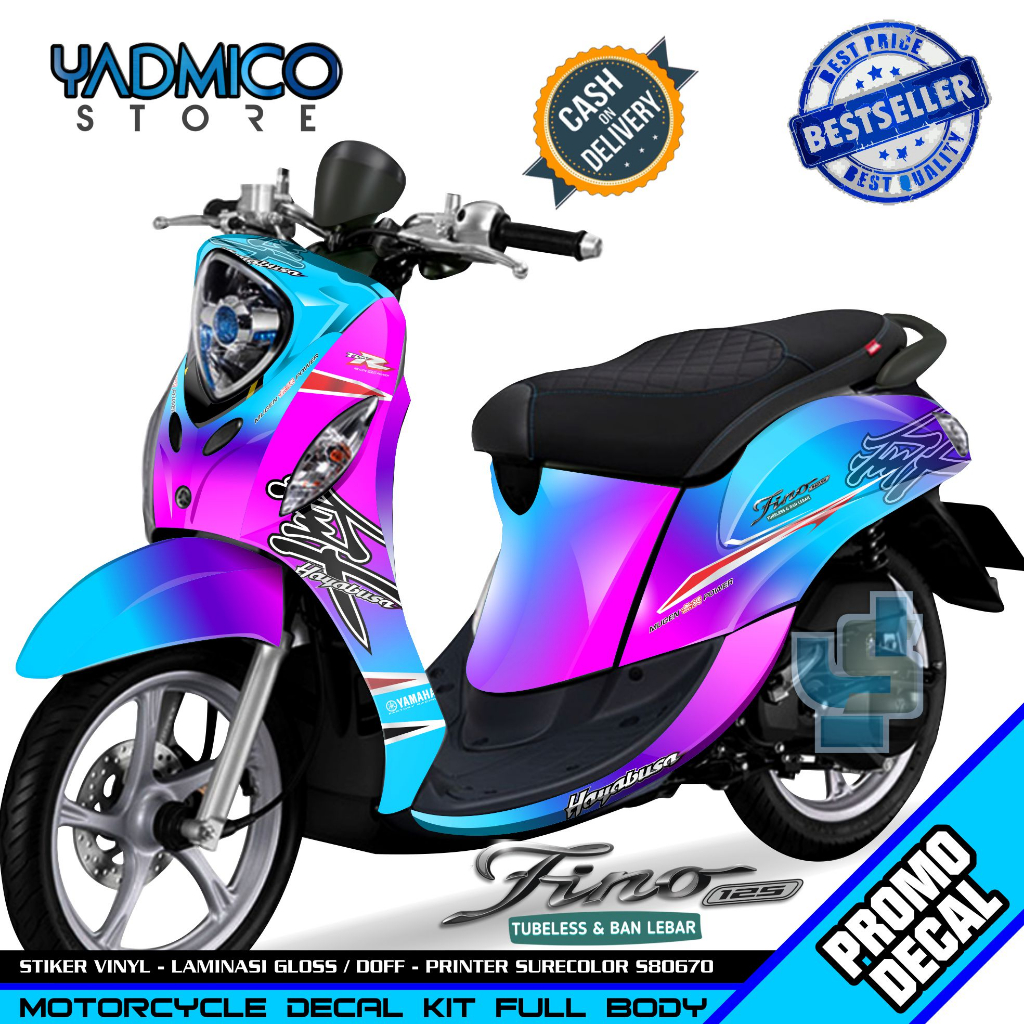 Jual Decal Fino 125 Full Body - Stiker Motor Fino 125 Full Body ...