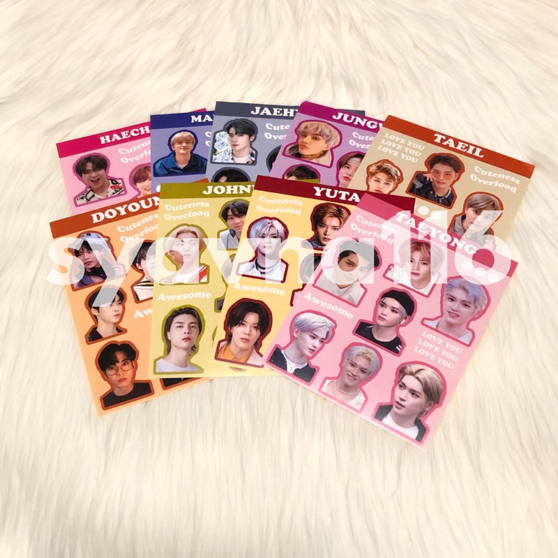 Jual [READY STOCK] STIKER NCT 127 UNCUT COLORFUL EDITION// STIKER KPOP// FREEBIES KPOP MURAH ...