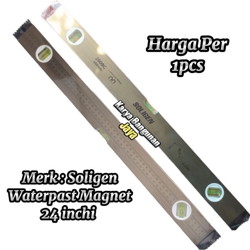 Jual Waterpas Magnet 24 Inch Soligen Premium - Waterpas Magnet 60cm ...