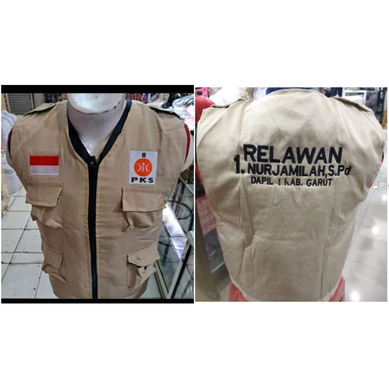 Jual rompi pks logo baru#rompi caleg pks | Shopee Indonesia