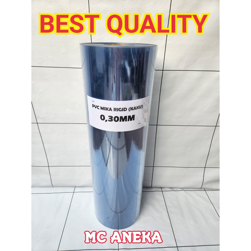 Jual Plastik Mika Kaku Rigid PVC Clear Bening 0,30mm x 70cm Mika Meteran Hantaran Kotak ...