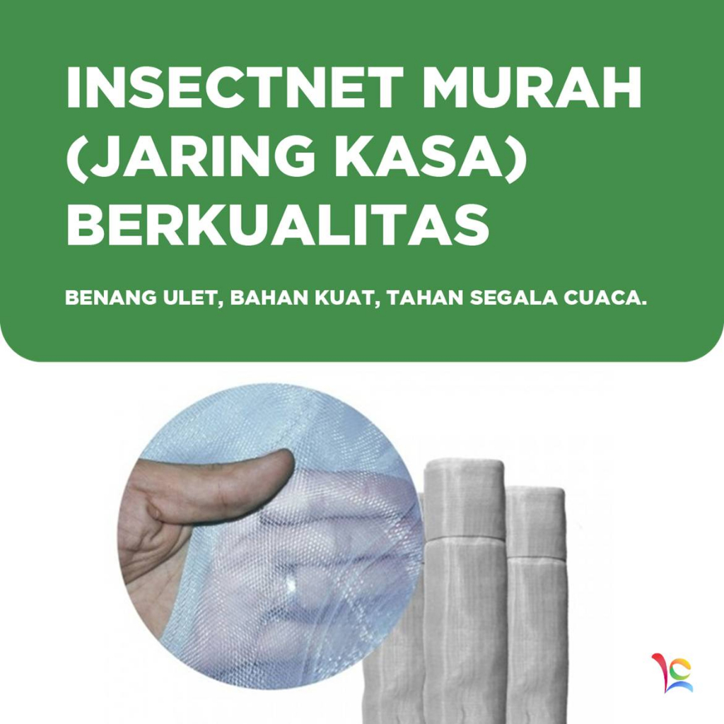 Jual Insectnet Hijau/Putih Lebar 3M | Shopee Indonesia