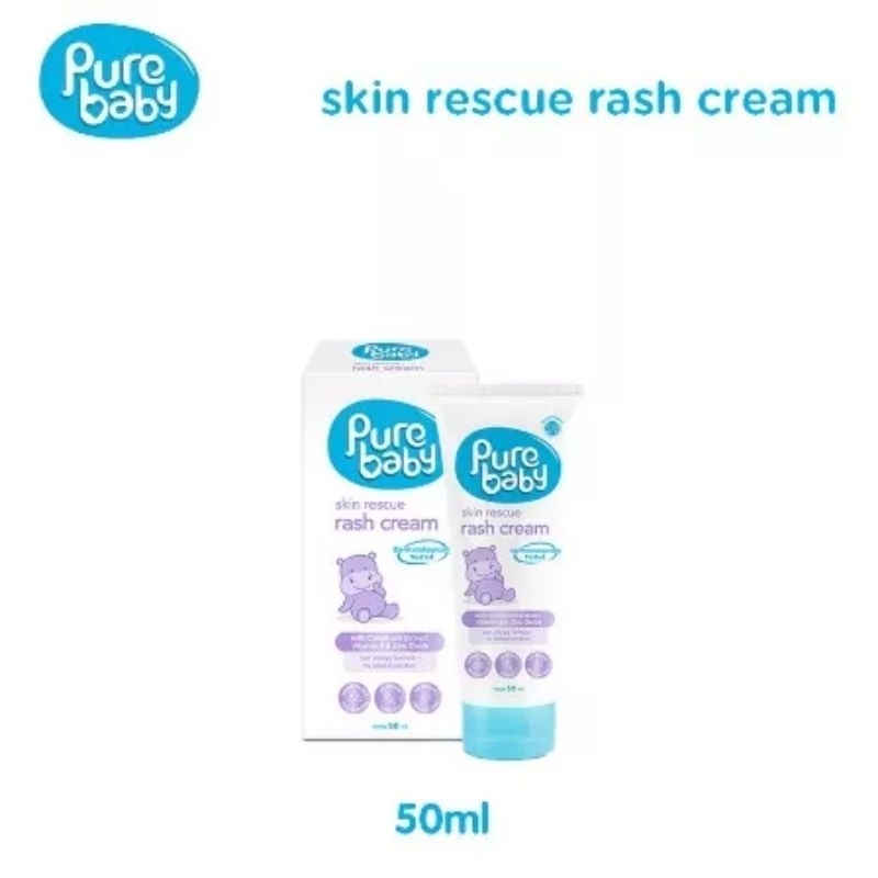Jual Pure baby skin rescue diaper rash cream 50 ml | Shopee Indonesia