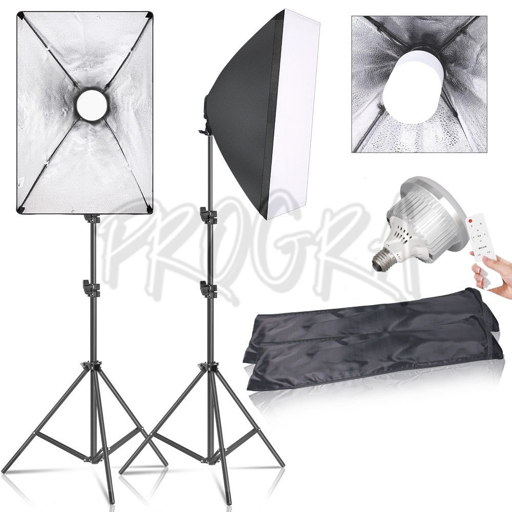 Jual Photography Softbox Lighting Kit Softbox Kit 50x70CM Soft Box ...