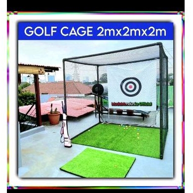 Jual Golf cage net/jaring golf cage net 2mx2mx2 kualitas terjamin ...