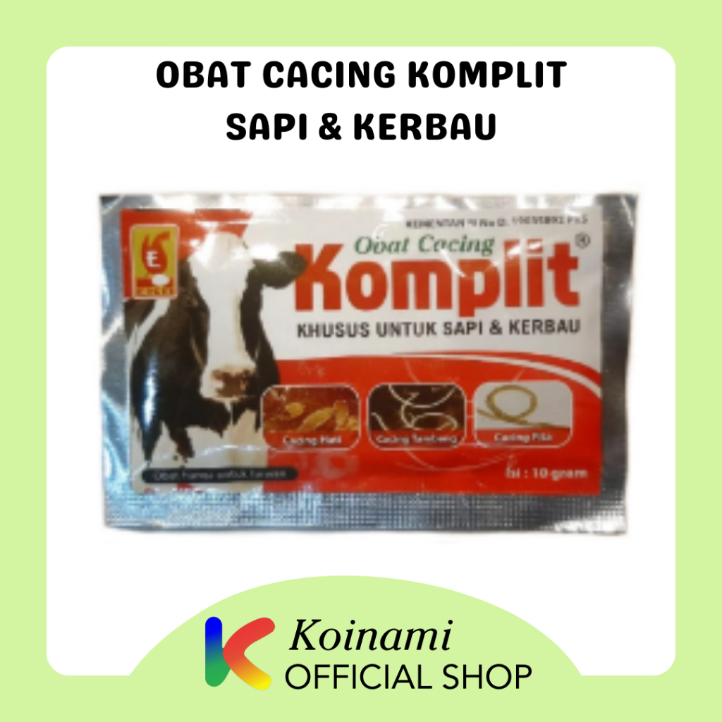 Jual Obat Cacing Komplit Sapi & Kerbau 10gr / Deworming Kambing Domba ...