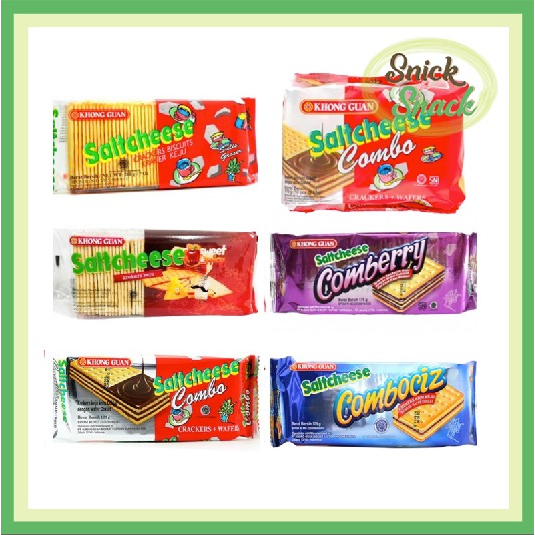 Jual Khong Guan Saltcheese Biskuit Crackers Keju Original Sweet Spicy ...