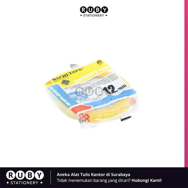 Jual RUBY STATIONERY Isolasi Transparan 1/2 Inch / 1 Inch Nachi Tape - Transparent Tape | Shopee ...