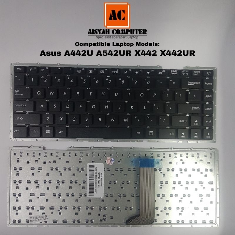 Jual Keyboard Laptop Asus A442U A442UR X442U X442UR F442U F442UR ...