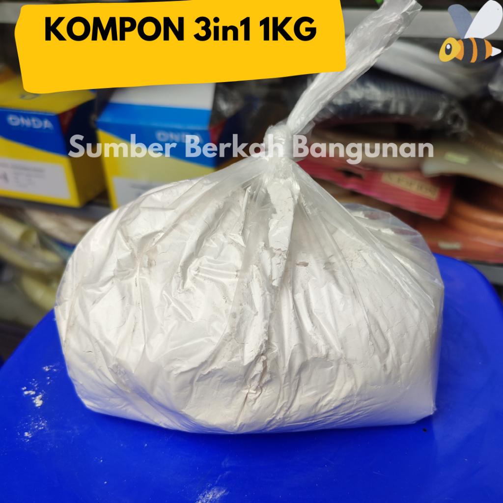 Jual KOMPON APLUS A+ 1 kg COMPOUND CORNICE DEMPUL GYPSUM GRC SEMEN 3 in ...